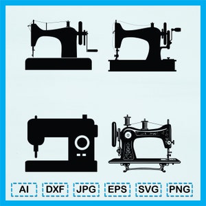 Sewing Machine Svg - Sewing Clipart - Sewing Silhouette - Sewing Svg ...