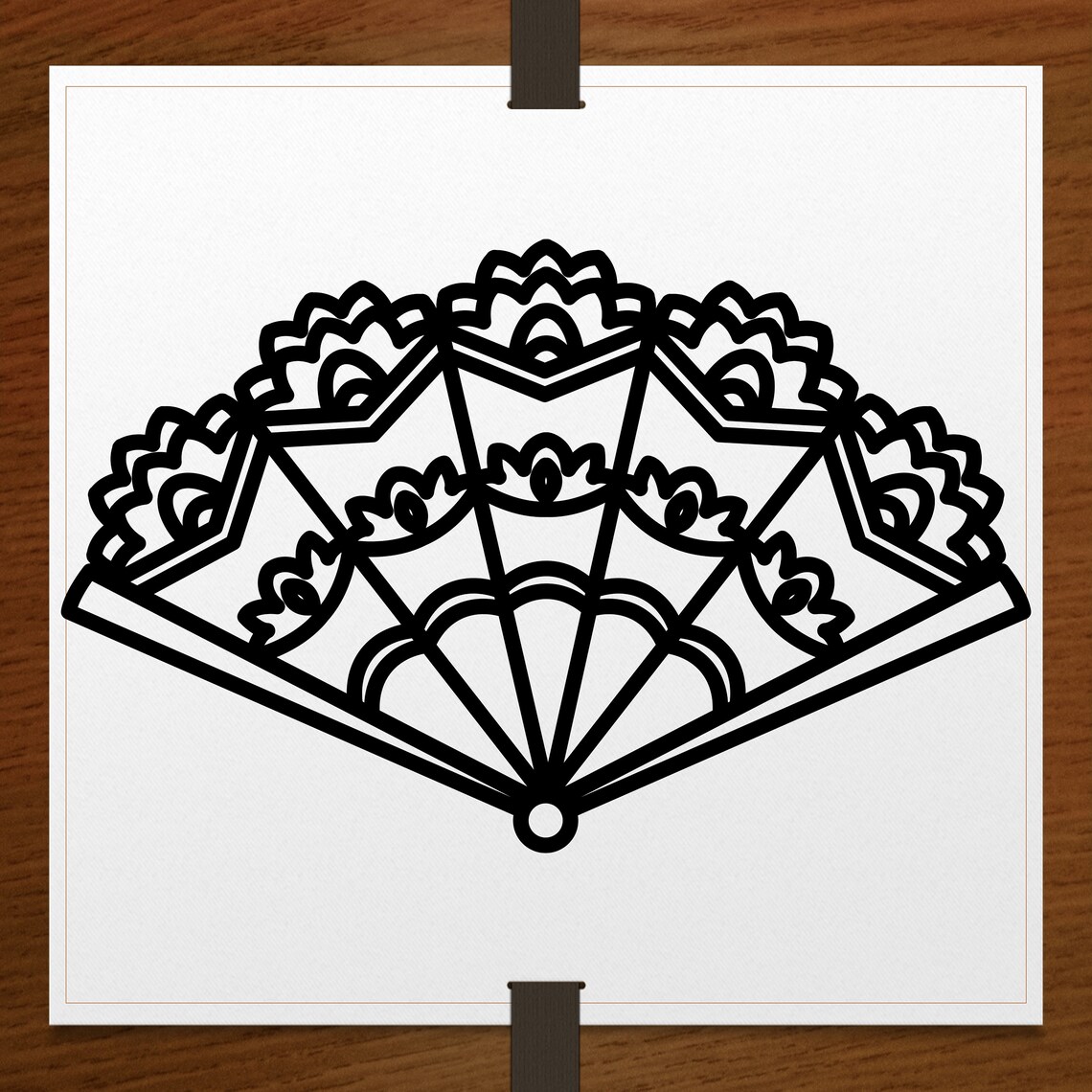 Hand Fan SVG Bundle Hand Fan Cut Files Fan Clipart Hand Fan Svg Folding ...