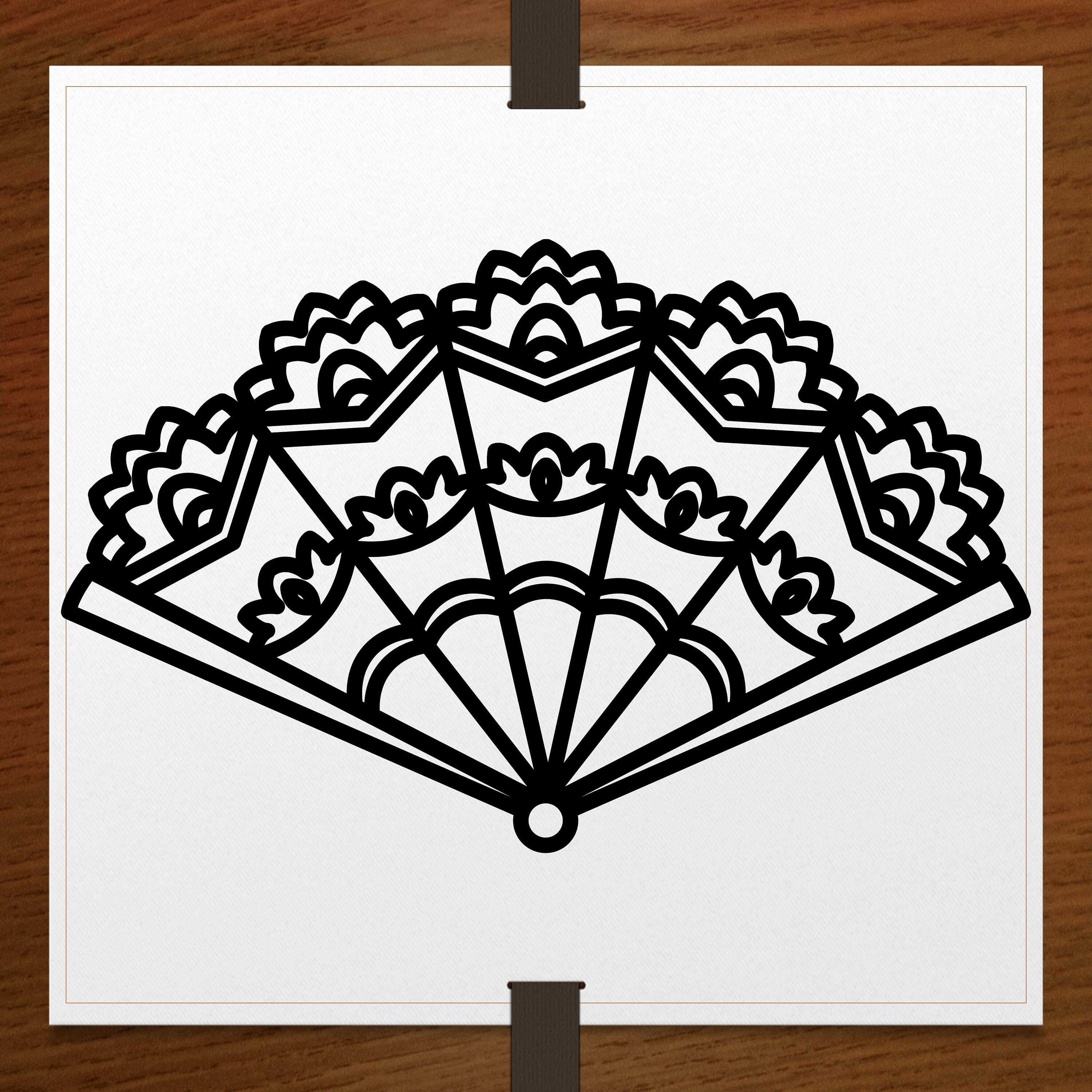 Hand Fan SVG Bundle \ Hand Fan Cut Files \ Fan Clipart \ Hand Fan Svg ...