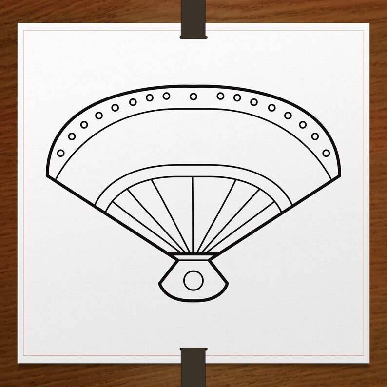 Hand Fan SVG Bundle \ Hand Fan Cut Files \ Fan Clipart \ Hand Fan Svg ...