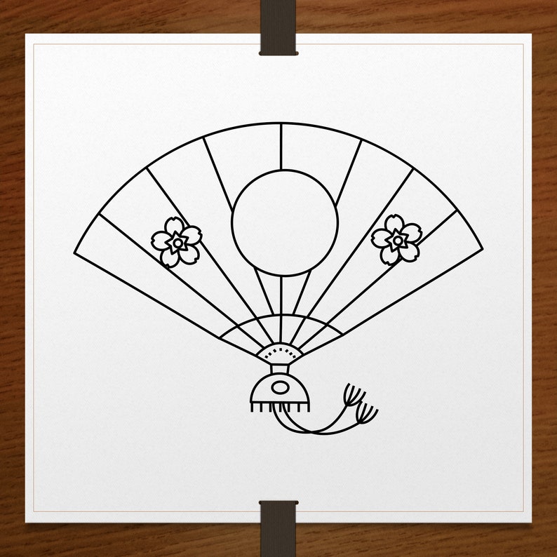 Hand Fan SVG Bundle \ Hand Fan Cut Files \ Fan Clipart \ Hand Fan Svg ...