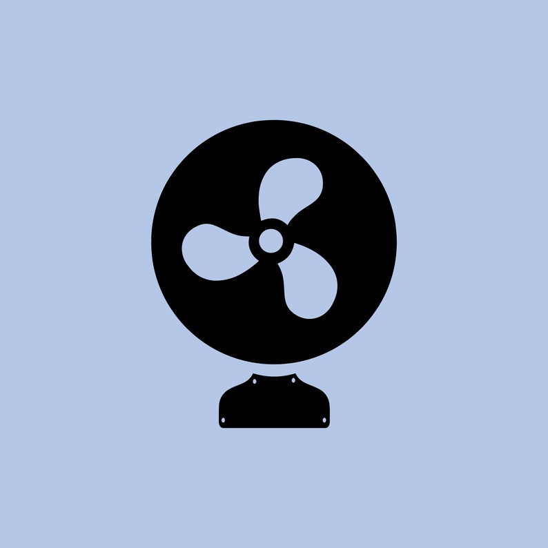 Table Fan SVG Bundle \ Fan SVG \ Fan Clipart \ Desktop Desk Table Fan ...