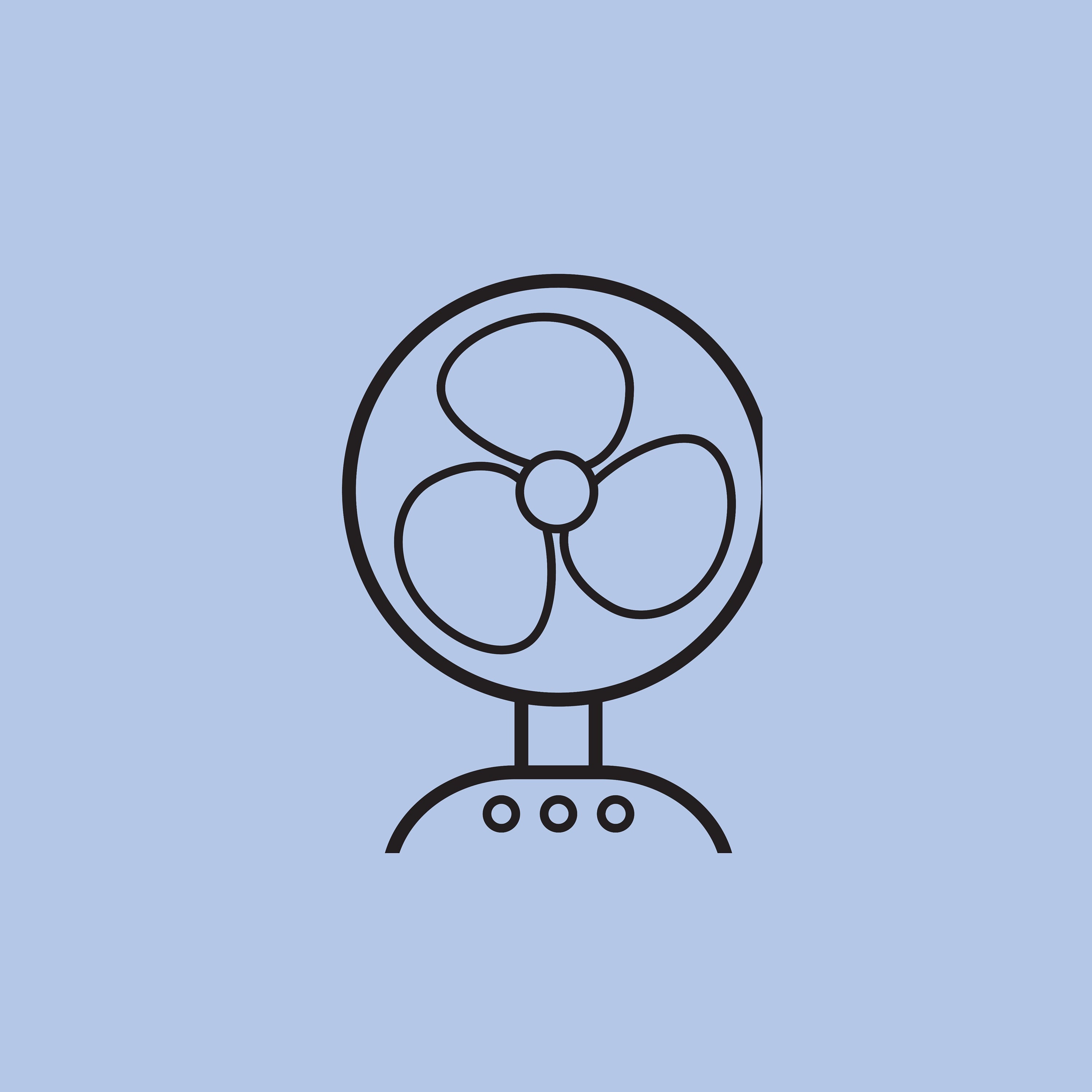 Table Fan SVG Bundle \ Fan SVG \ Fan Clipart \ Desktop Desk Table Fan ...