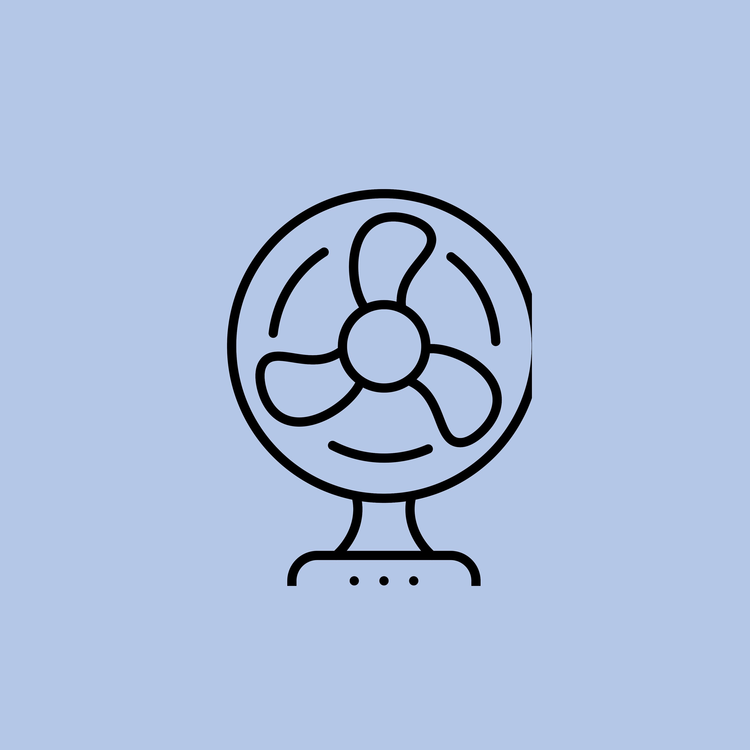 Table Fan SVG Bundle \ Fan SVG \ Fan Clipart \ Desktop Desk Table Fan ...