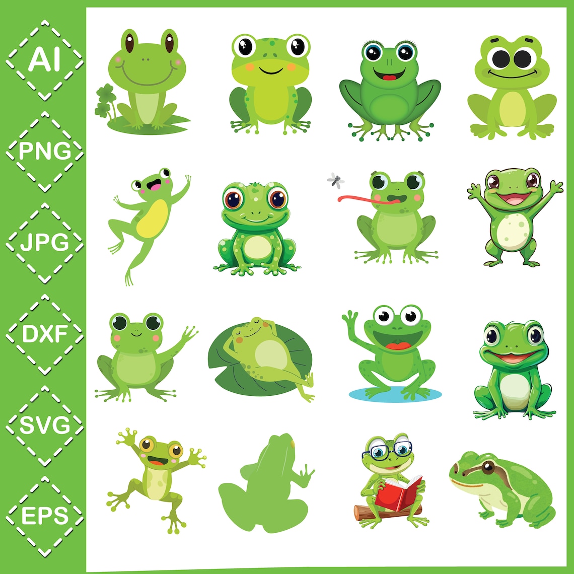 Frogs Clipart Baby Frogs Svg Funny Frog Svg Frog Cut File Cute Frog SVG ...
