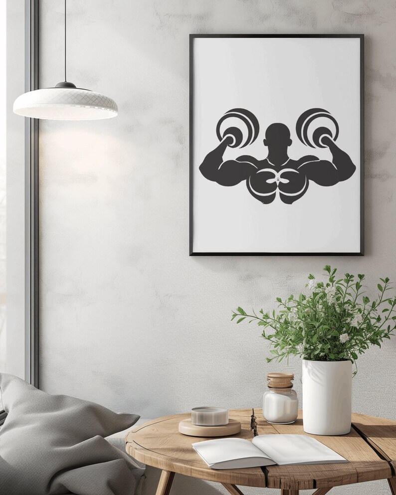 Bodybuilder Svg - Muscles Svg - Bodybuilder Bundle - Fitness Trainer ...