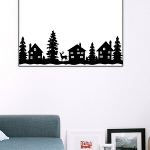 Forest Scene SVG \ Mountain Forest Svg \ Forest Landscape Svg \forest ...