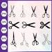 Scissors Svg Bundle Scissors Cut File Scissors Clipart Scissors SVG ...