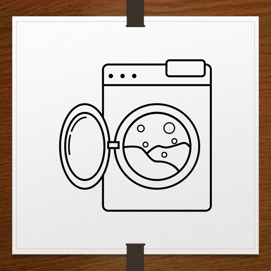 Washing Machine SVG Bundle Washer SVG Washer Clipart Washing Machine ...