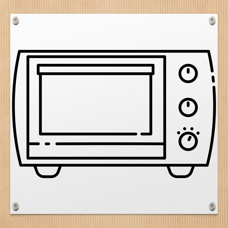 Microwave Oven SVG Bundle \ Microwave Oven Cut Files \ Microwave SVG ...