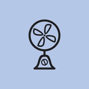 Table Fan SVG Bundle Fan SVG Fan Clipart Desktop Desk Table Fan Table ...