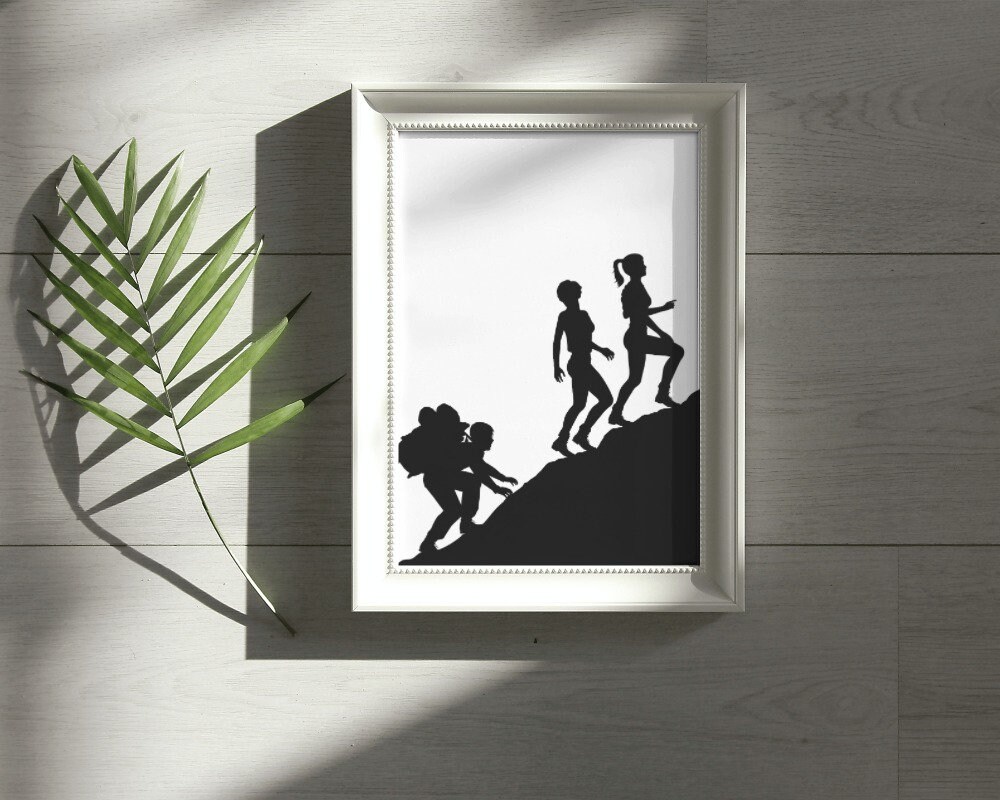 Hiking SVG Bundle Adventure Svg Hike Svg Hike Cut File Hiker Silhouette ...