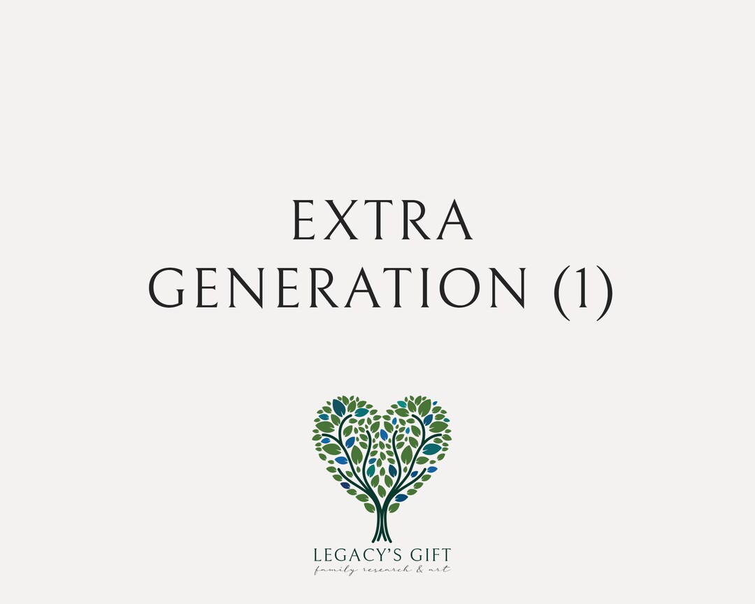 Add a Generation to Existing Family Tree Art - Etsy