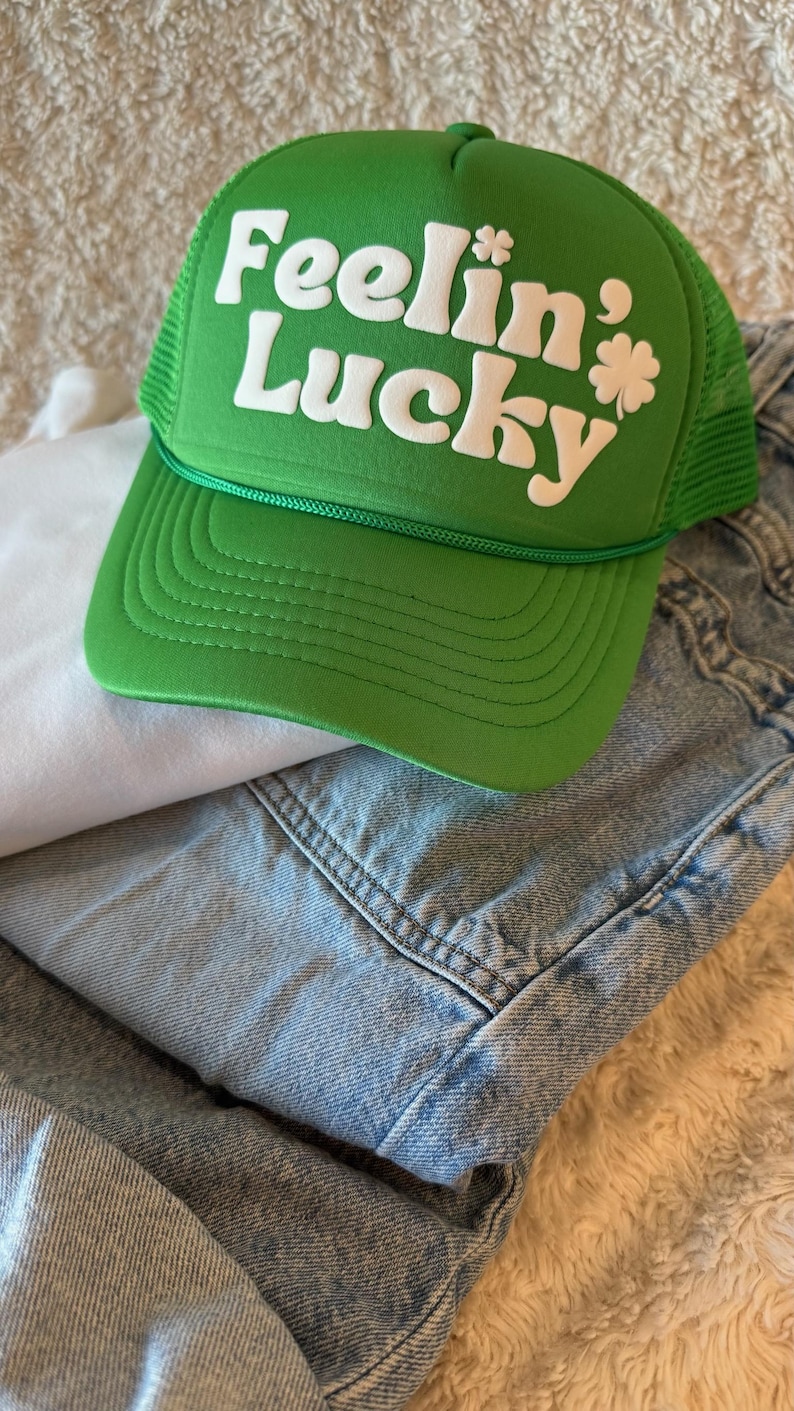 Feelin' Lucky St. Patricks Day Hat - Etsy