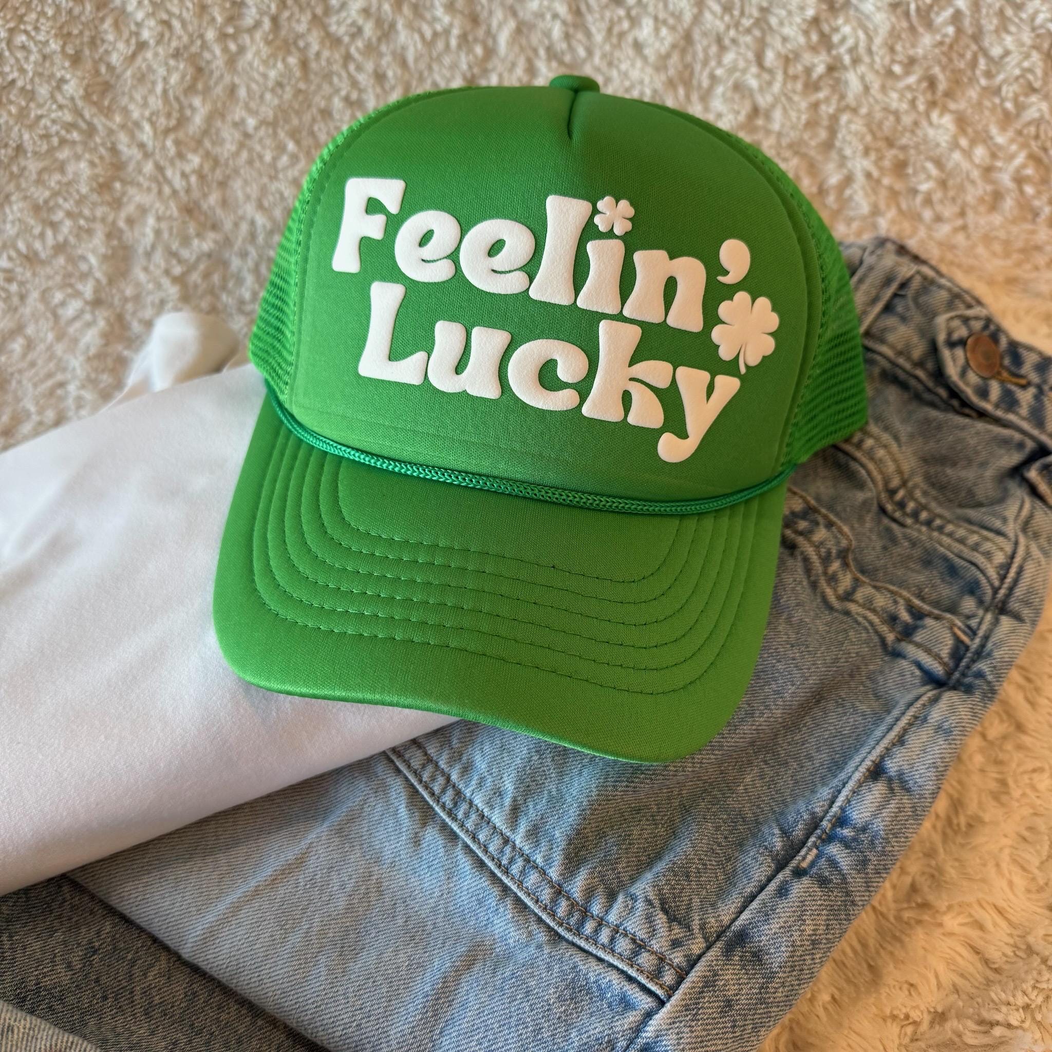 Feelin' Lucky St. Patricks Day Hat - Etsy