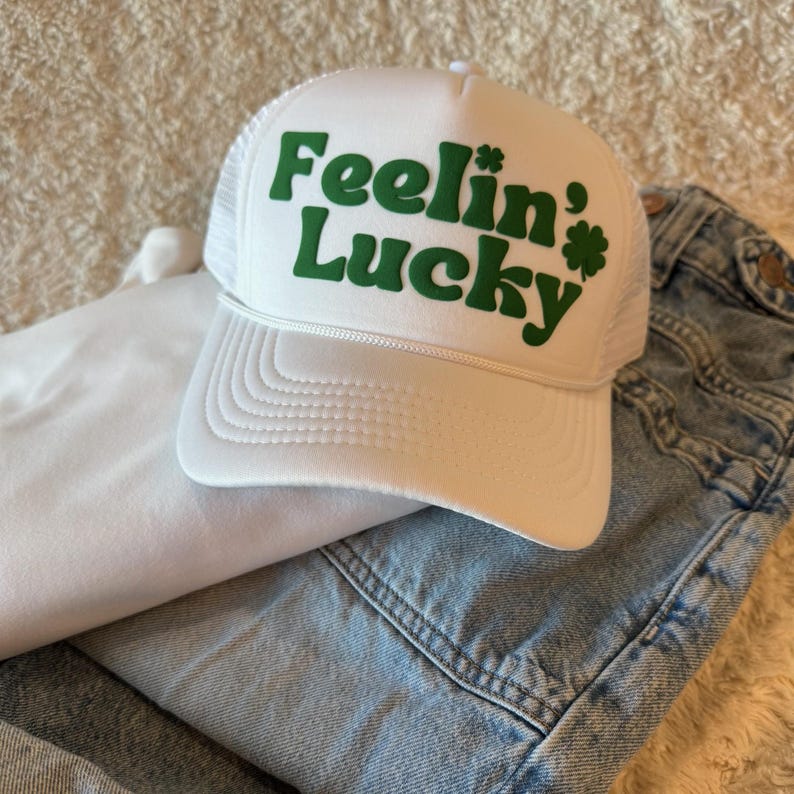 Feelin' Lucky St. Patricks Day Hat - Etsy