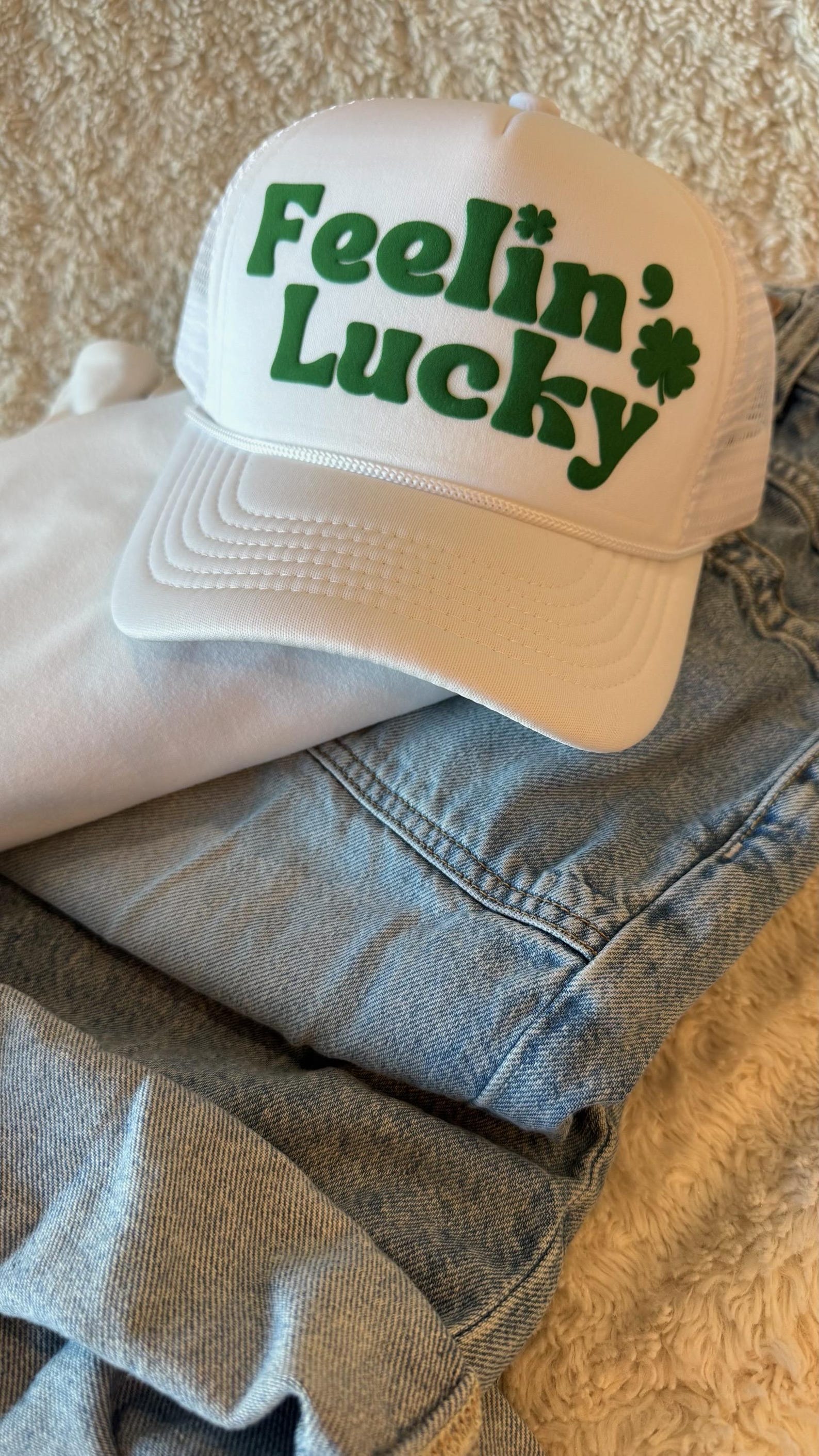 Feelin' Lucky St. Patricks Day Hat - Etsy