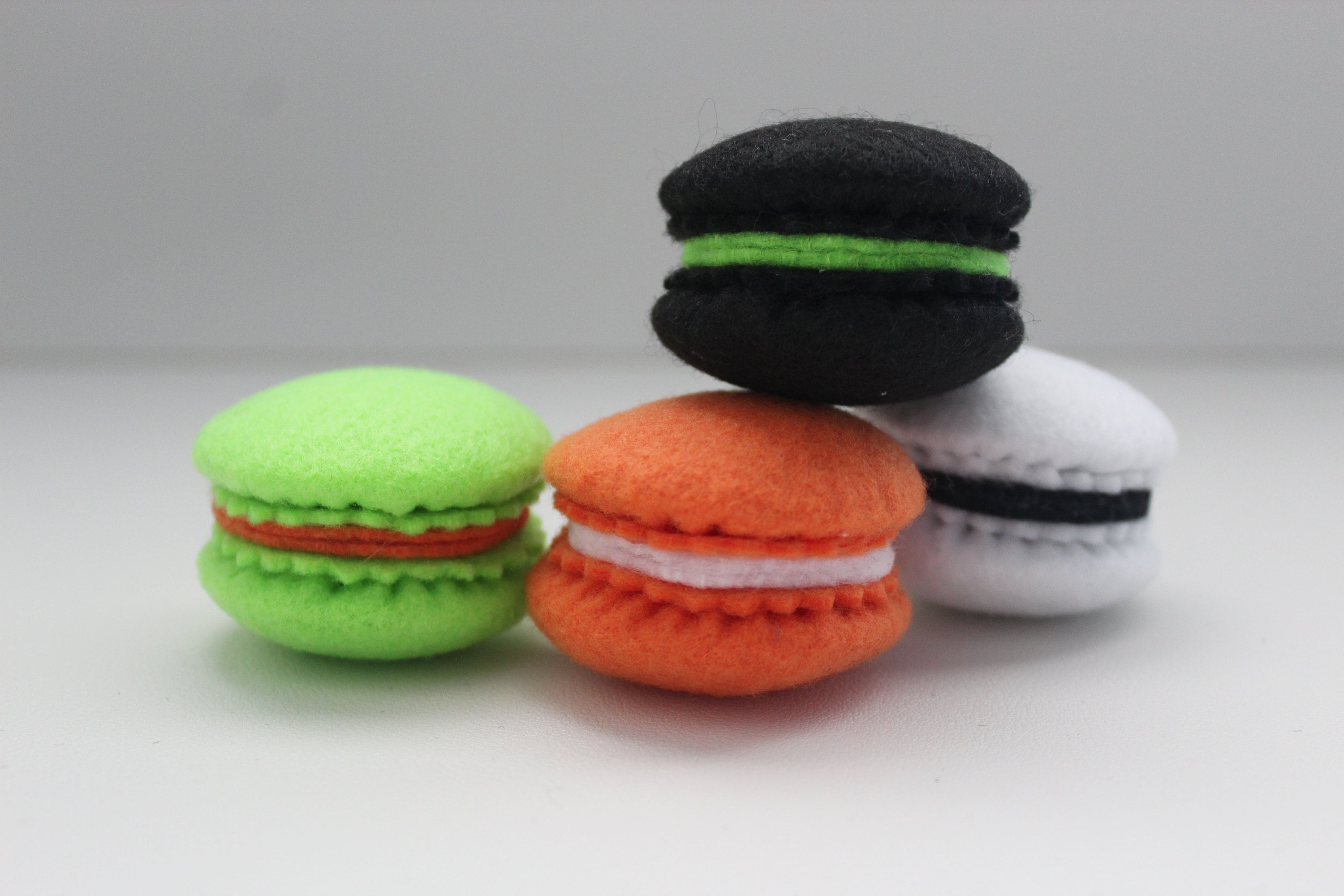 Felt Macarons Template, Felt Food Pattern, Felt Food, Pretend Play ...
