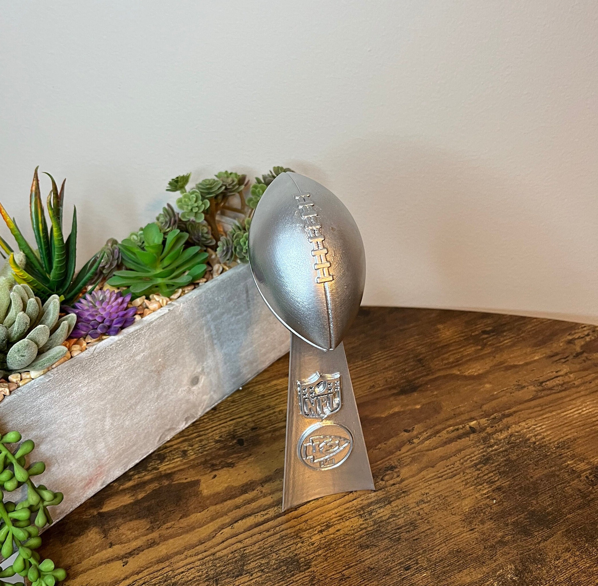 3D Printed Super Bowl LVIII Inspired Trophy With Kansas City Chiefs ...