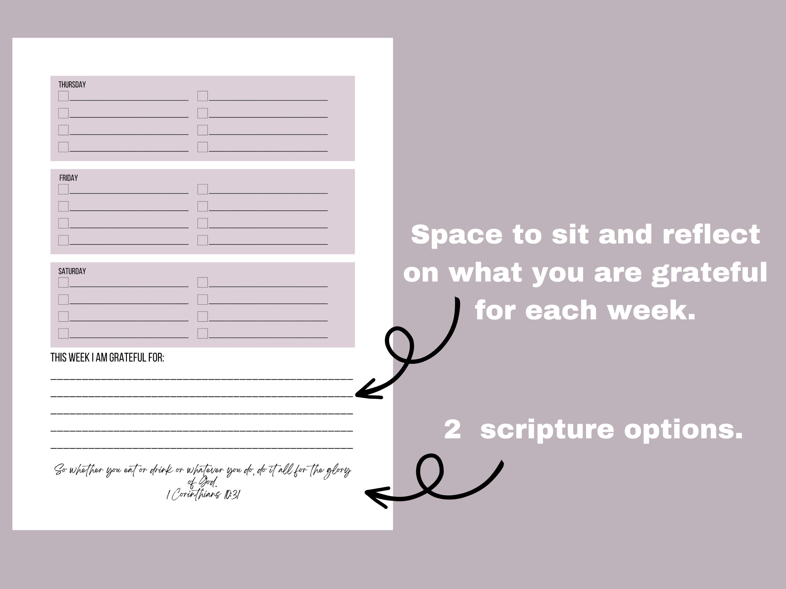 Editable Scripture Based to Do List, Edit in Canva, Weekly/monthly ...