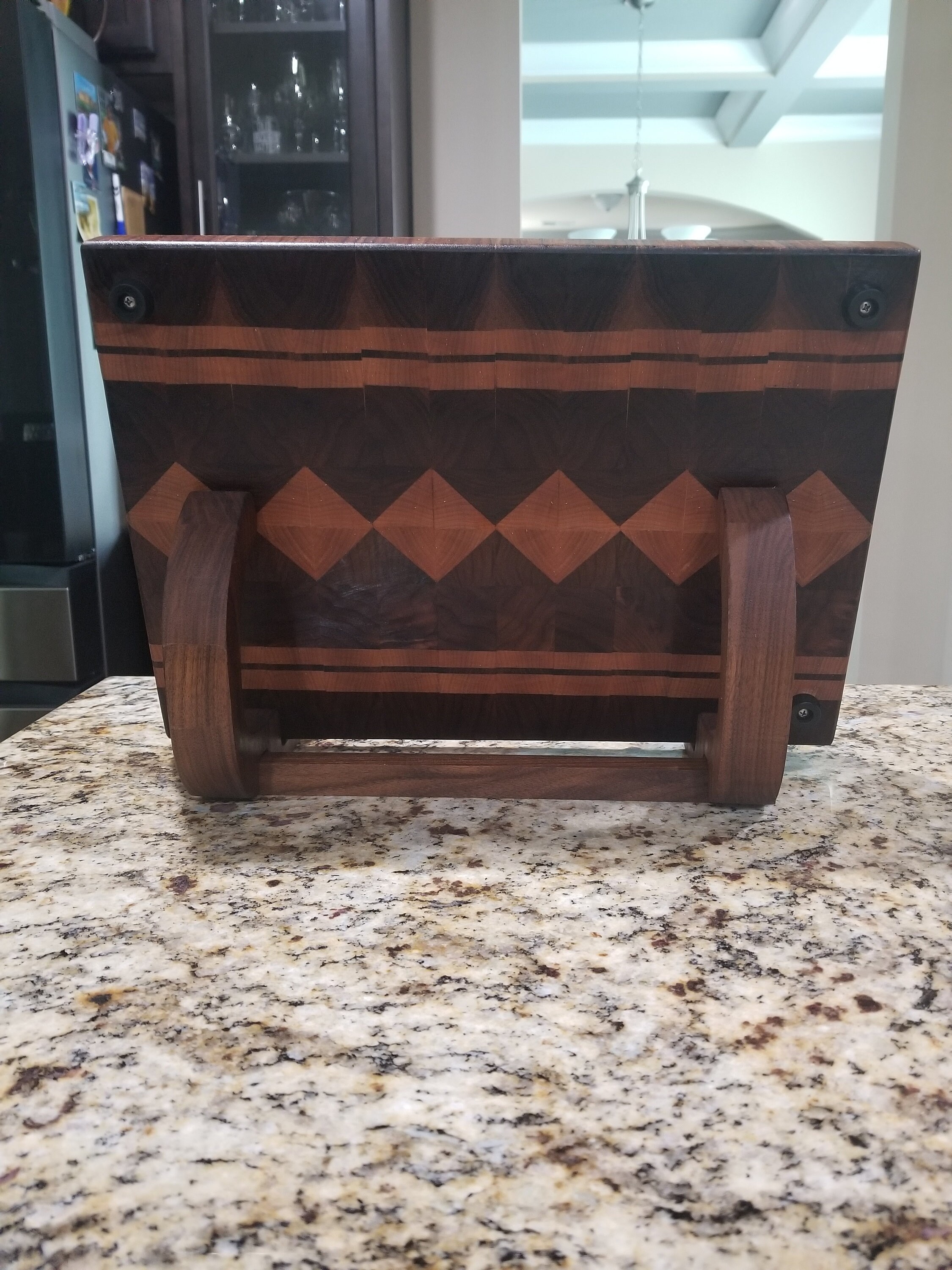 Cutting Board Display Stand, Cutting Board Stand, Hardwood Display ...