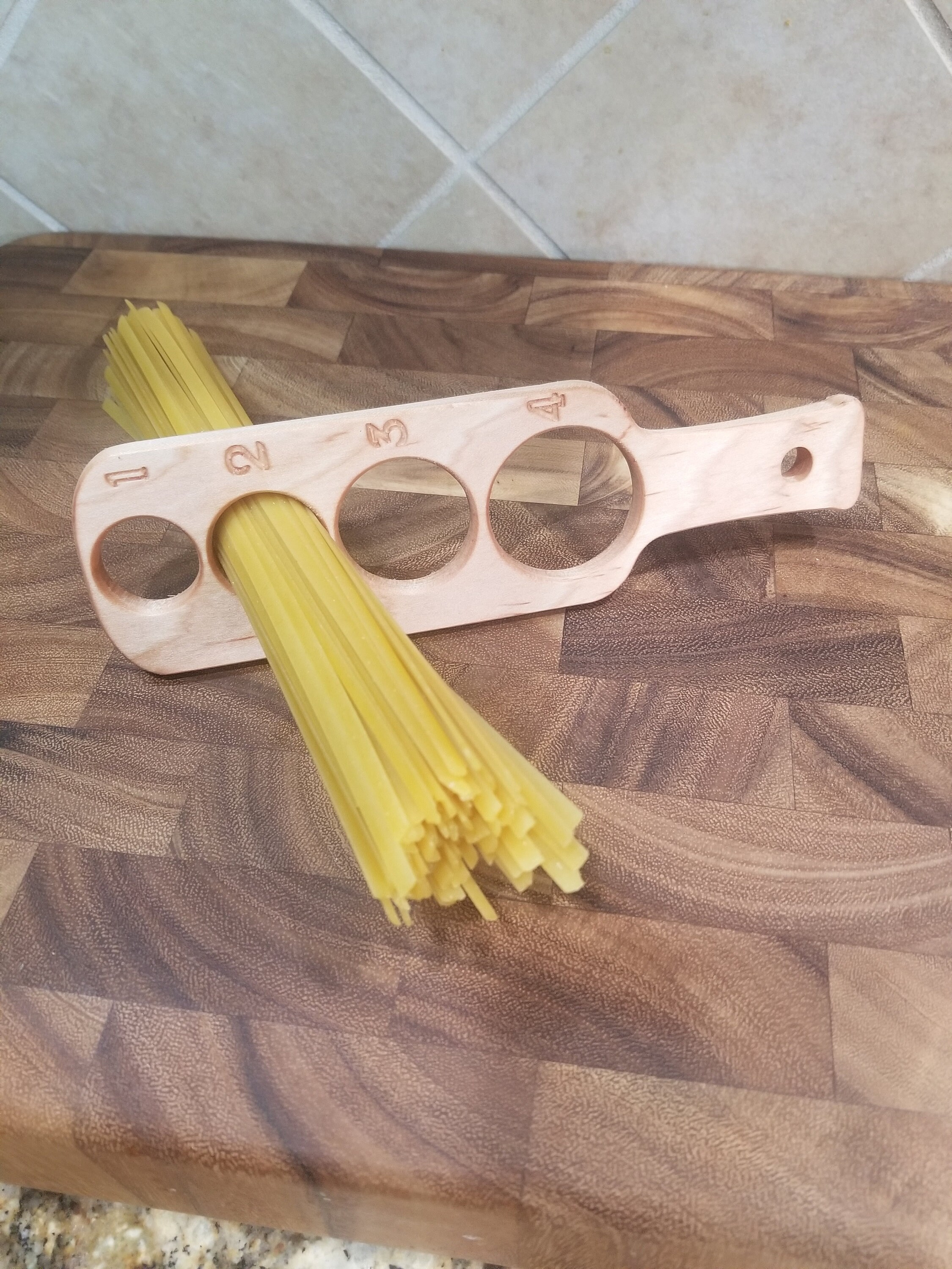 Hardwood Spaghetti Measure Pasta Measure - Etsy