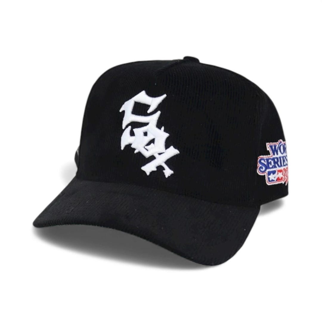 Black Corduroy Remastered SOX Hat Custom 9999 WS Snapback - Etsy