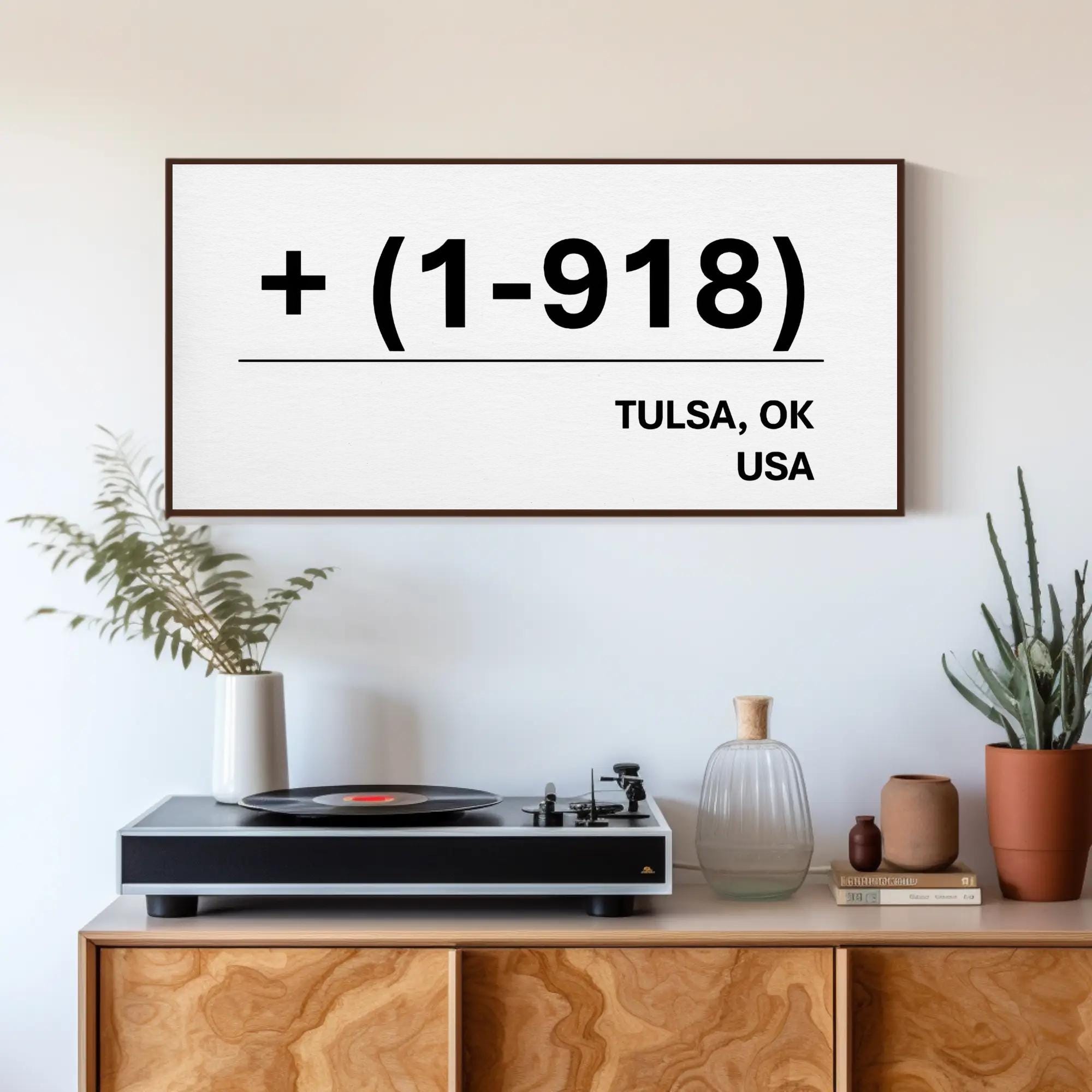 Area Code 918 Design PNG for Tulsa Oklahoma USA - Digital Download for ...
