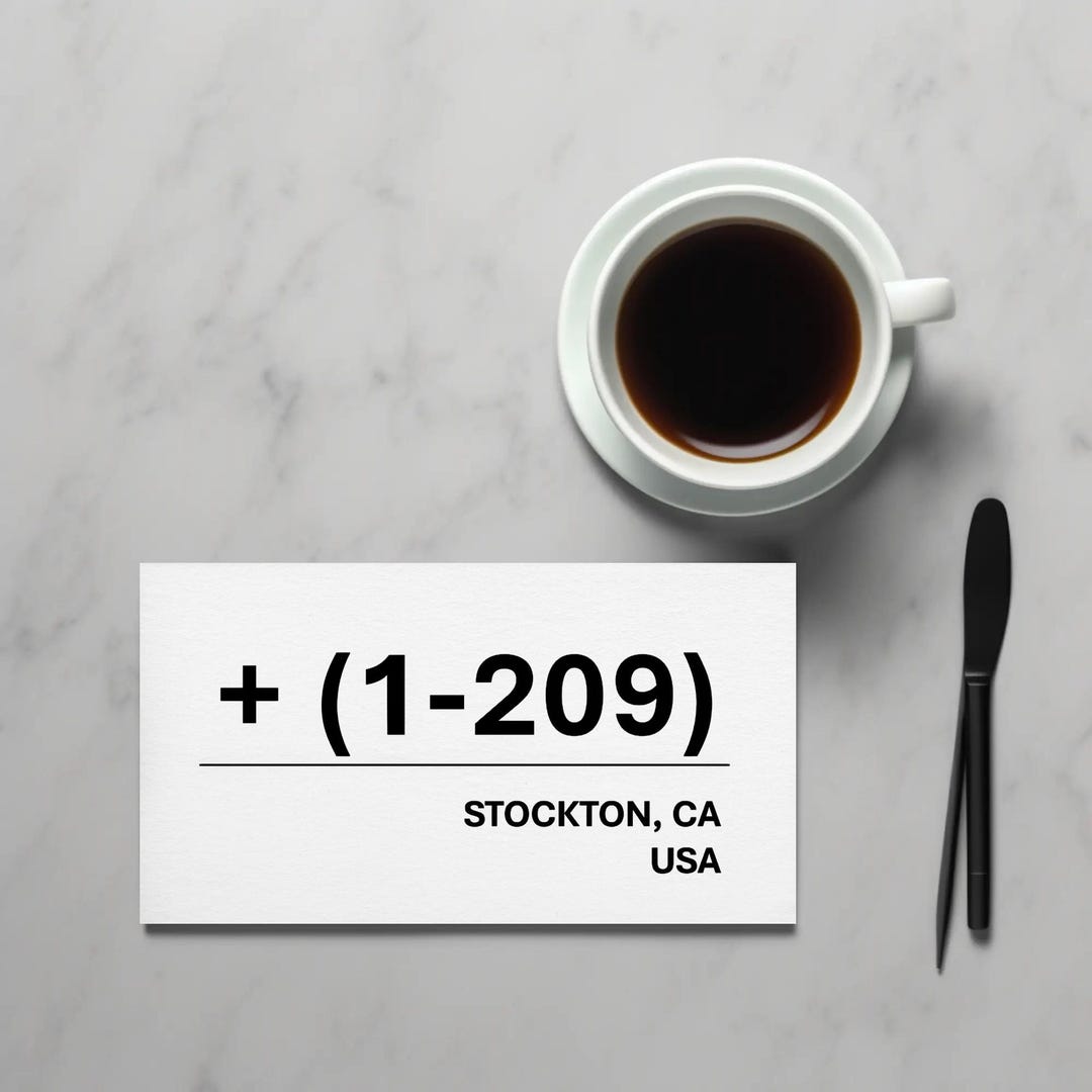 Area Code 209 Design PNG for Stockton California USA Digital Download ...