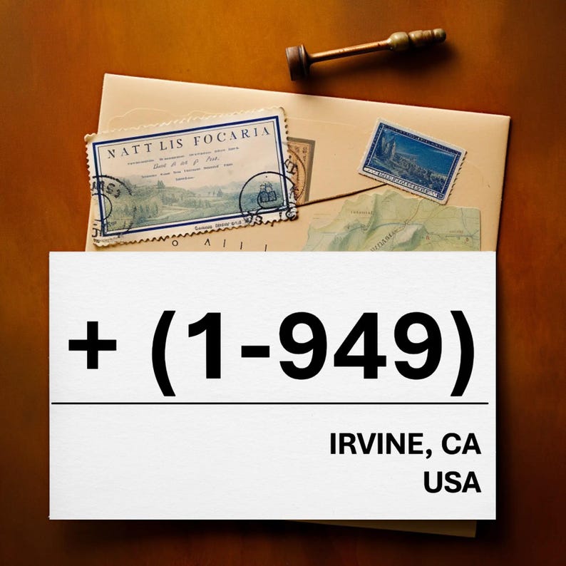 Area Code 949 Design PNG for Irvine California USA - Digital Download ...