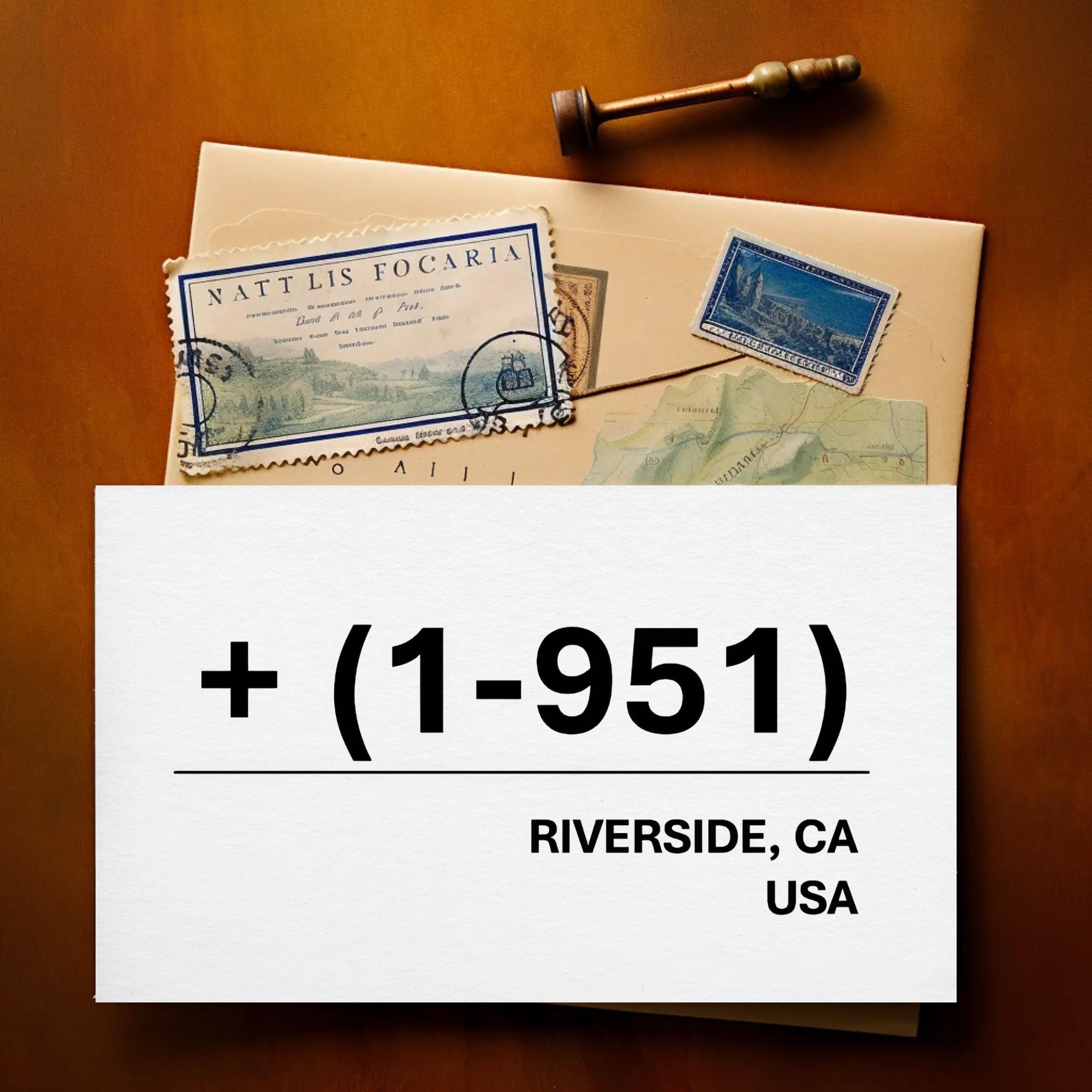 Area Code 951 PNG for Riverside California USA - Transparent Digital ...
