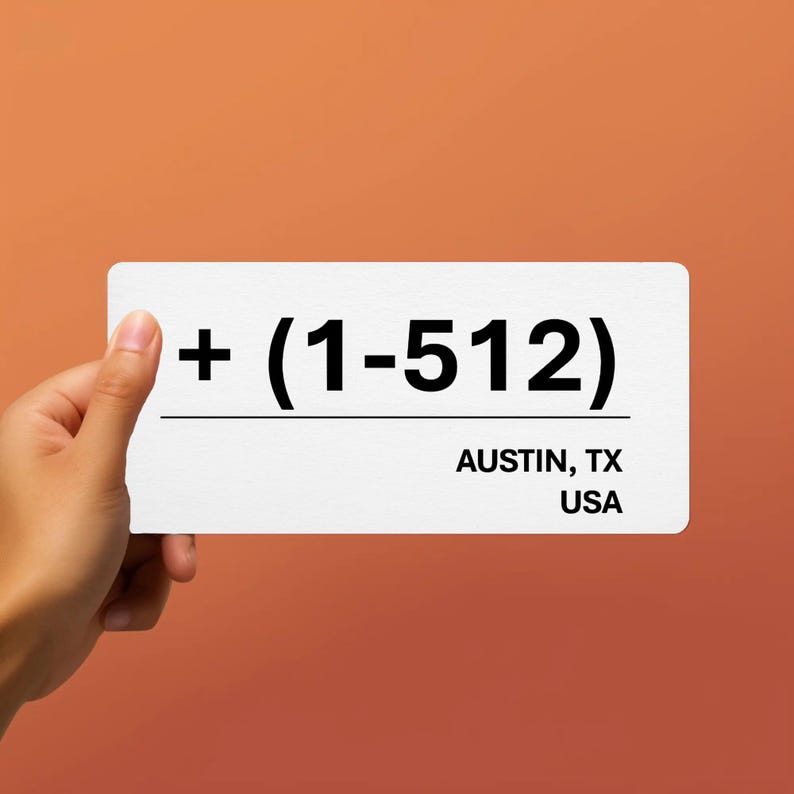 Area Code 512 Design PNG for Austin Texas USA - Digital Download for ...