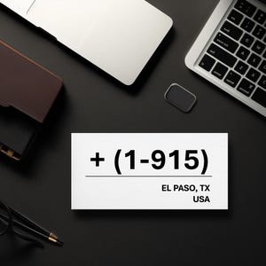 Area Code 915 PNG for El Paso Texas USA - Transparent Digital Download ...