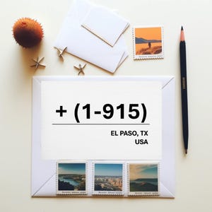 Area Code 915 PNG for El Paso Texas USA - Transparent Digital Download ...