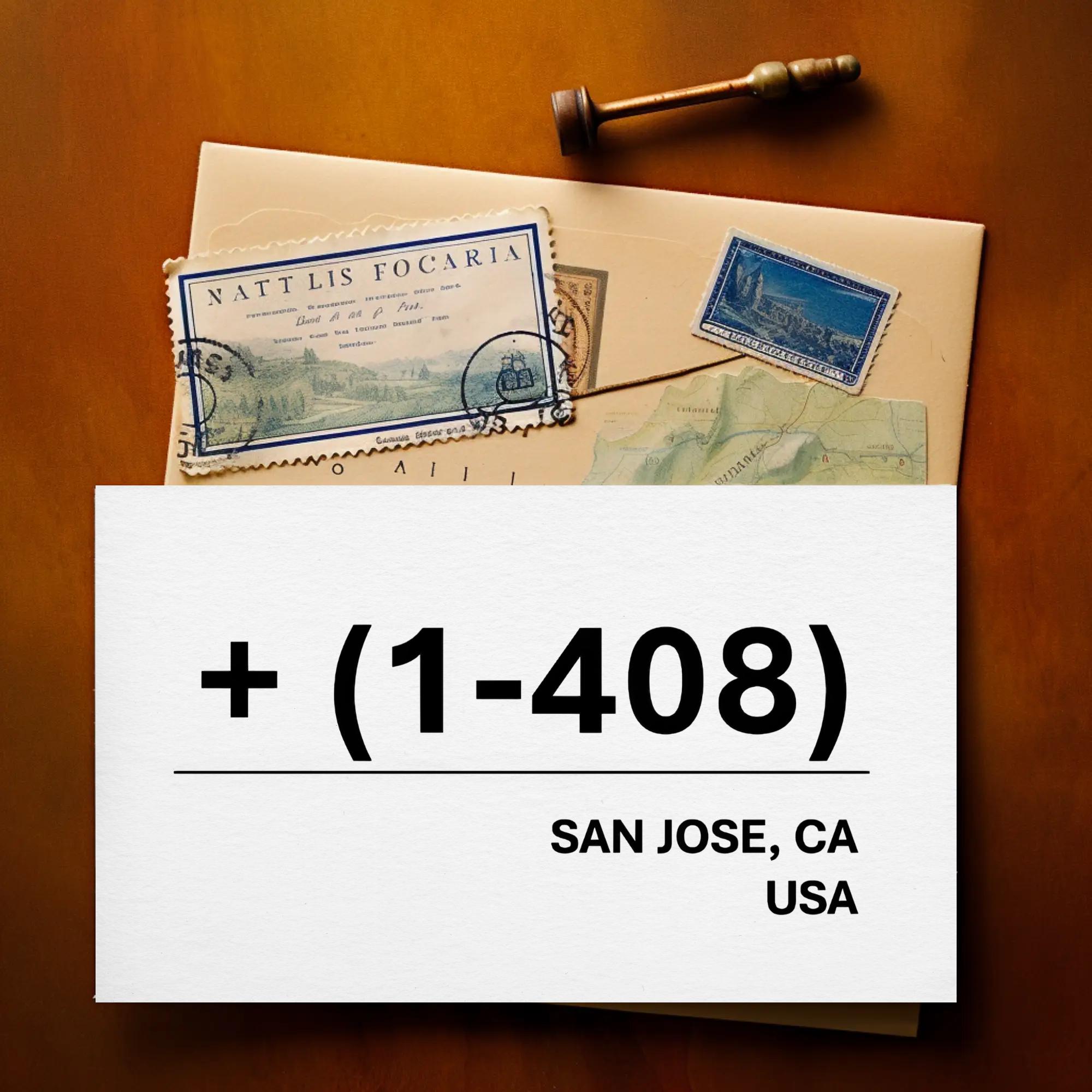 Area Code 408 Design PNG for San Jose California USA - Digital Download ...