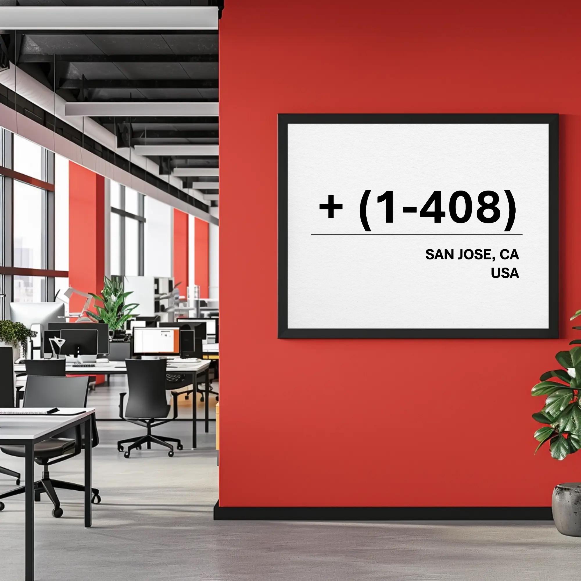 Area Code 408 Design PNG for San Jose California USA - Digital Download ...