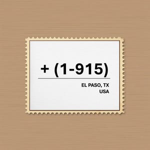 Area Code 915 PNG for El Paso Texas USA - Transparent Digital Download ...