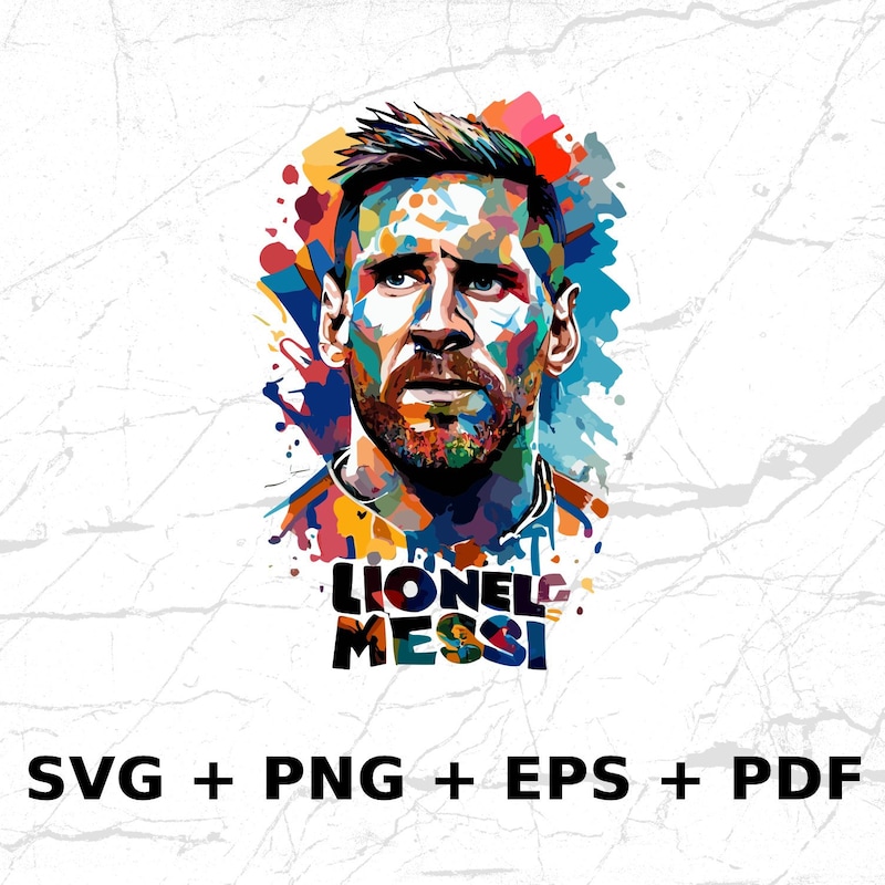 Messi Svg - Etsy