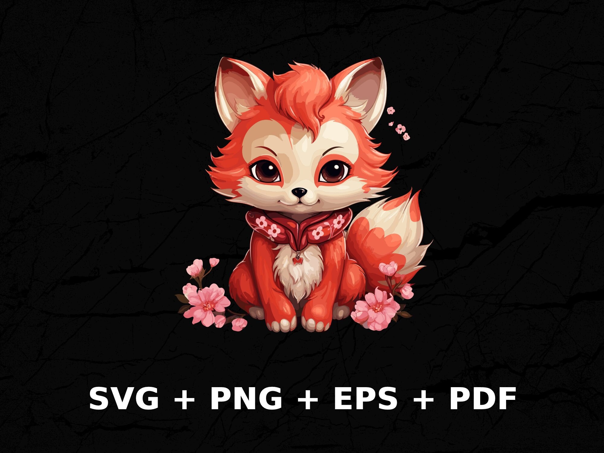 Red Fox SVG PNG EPS Commercial Use Clipart Vector Graphics - Etsy Canada