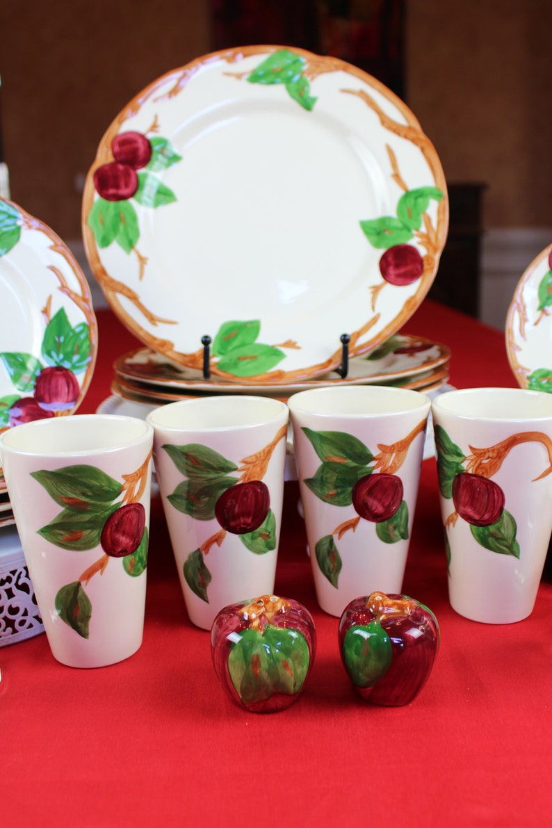 Vintage Franciscan Apple Dinnerware Set for Four (22 Pieces) - Etsy