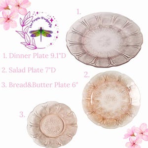 Original Pink Cherry Blossom Depression Glass* Jeanette Glass Company ...
