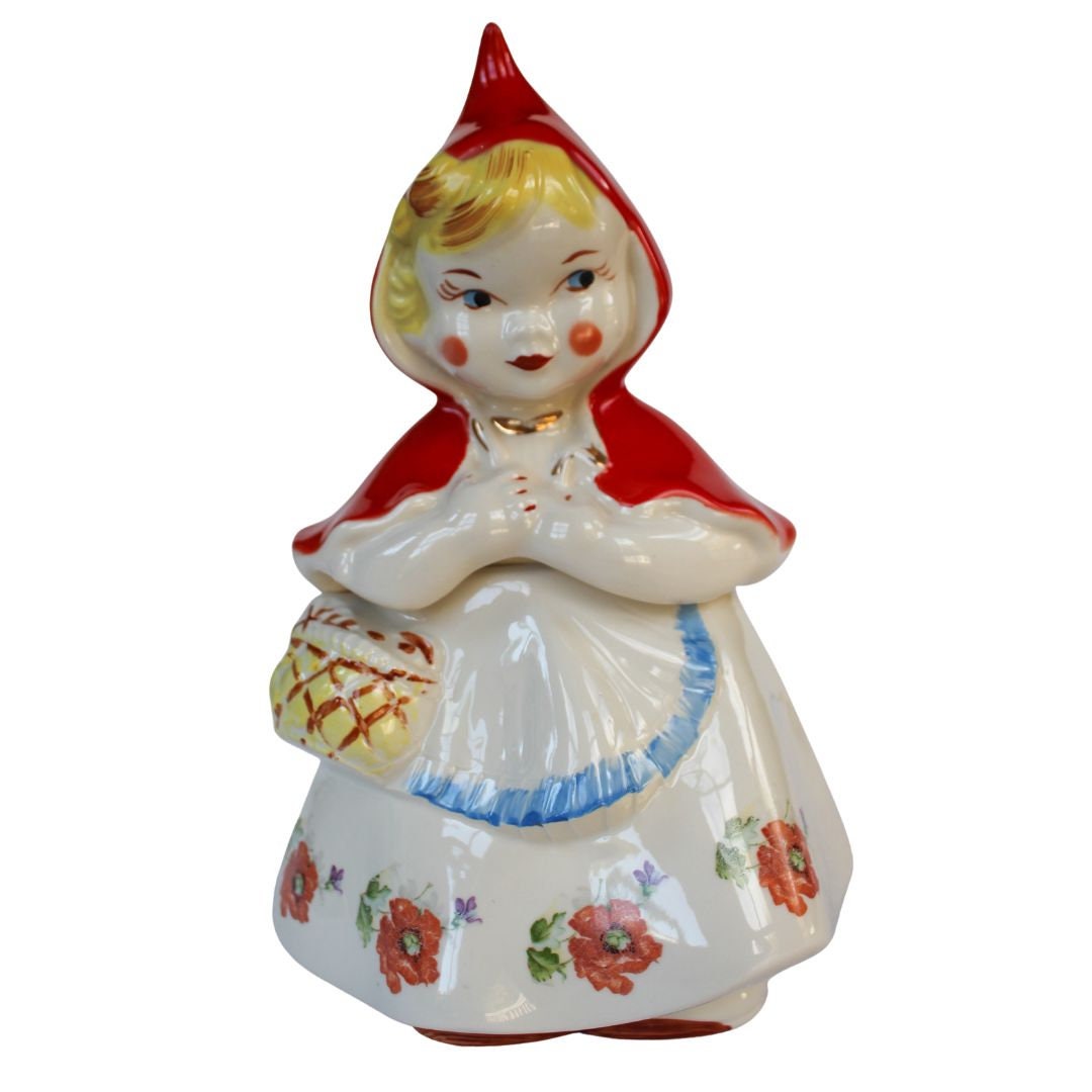 Original Hull Little Red Riding Hood Cookie Jar 13 1/4 Height Official ...