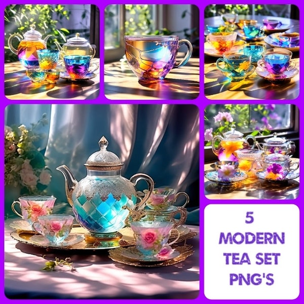 Modern Tea Set - Etsy