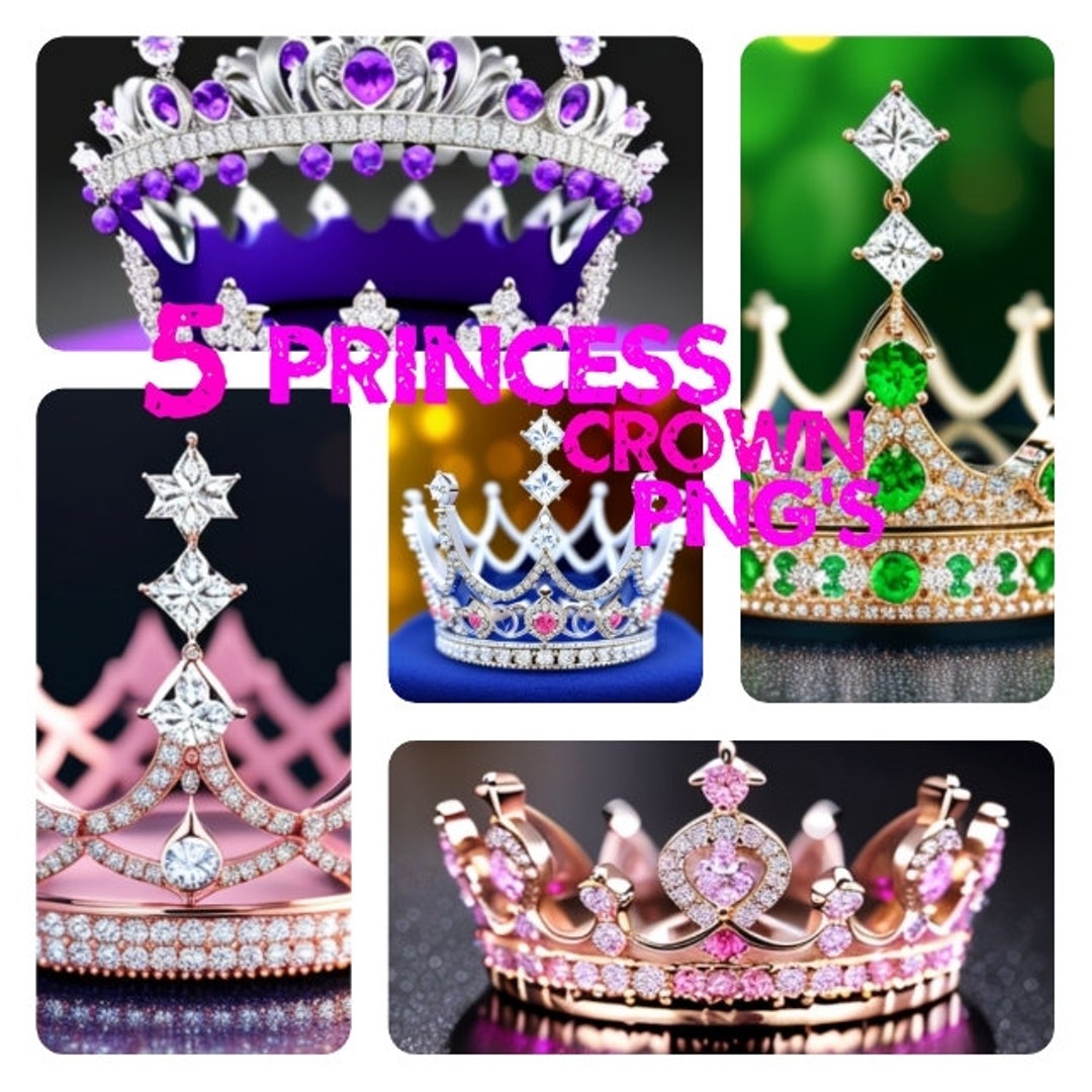 Princess Crown PNG Files - Etsy