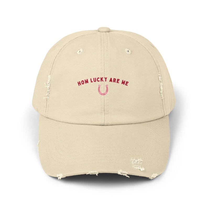 How Lucky Are We Zach Bryan Inspired Unisex Distressed Baseball Cap - Etsy