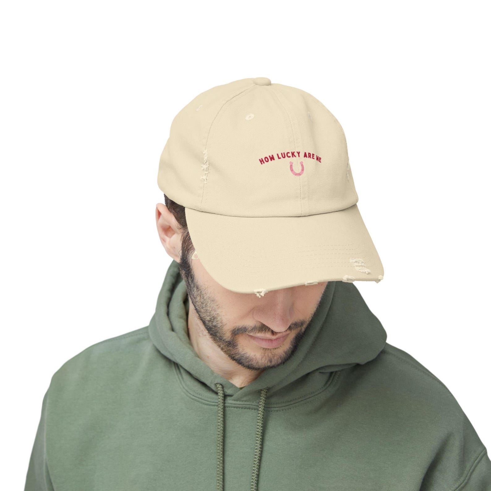 How Lucky Are We Zach Bryan Inspired Unisex Distressed Baseball Cap - Etsy