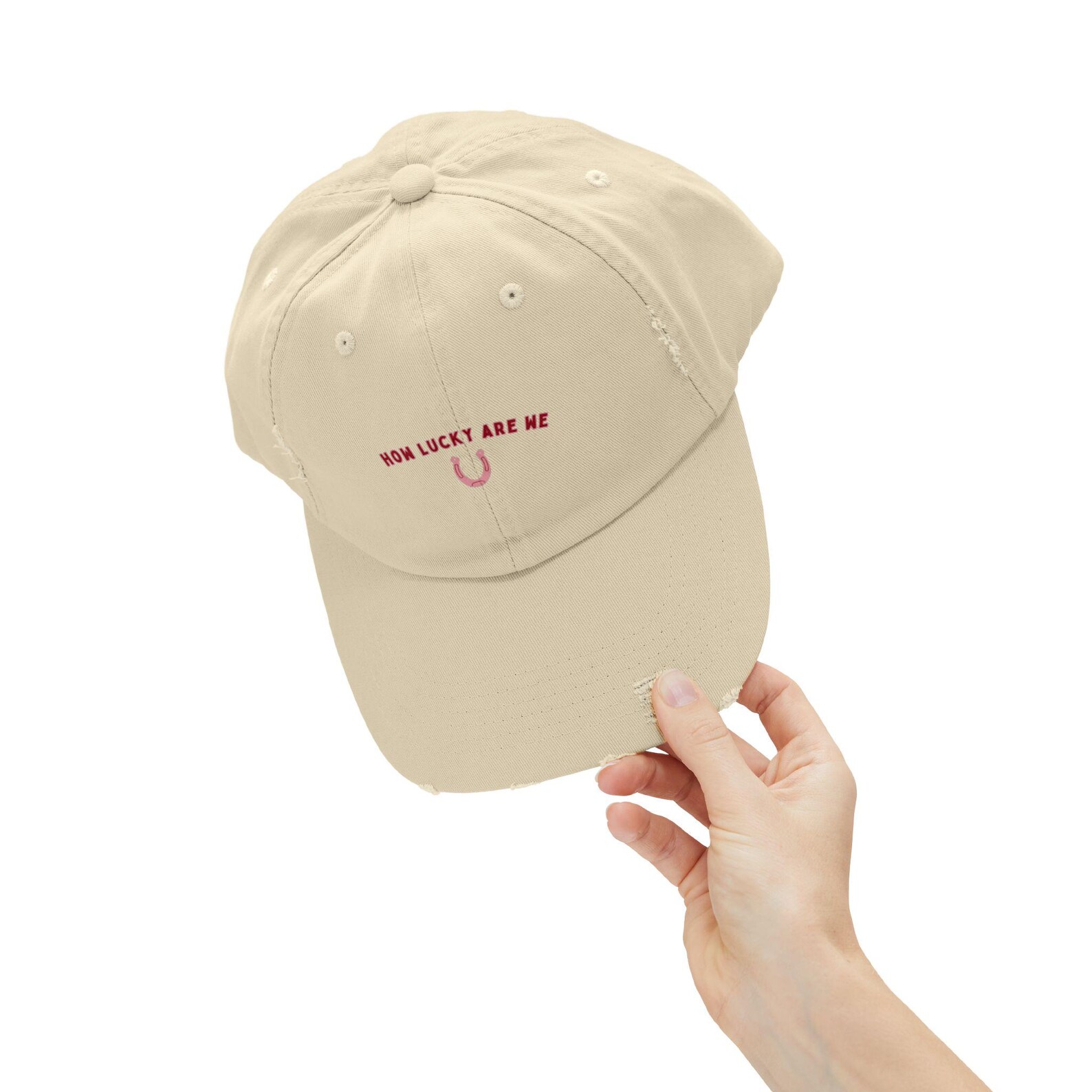 How Lucky Are We Zach Bryan Inspired Unisex Distressed Baseball Cap - Etsy