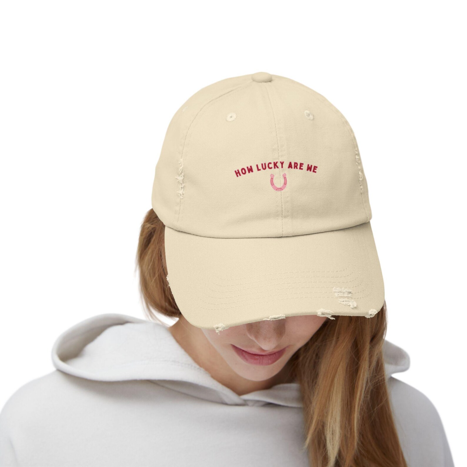 How Lucky Are We Zach Bryan Inspired Unisex Distressed Baseball Cap - Etsy