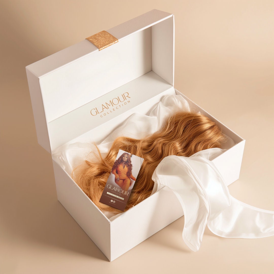 Editable Hair Tag Template: Business Branding Kit, Wig Hang Tag (canva ...