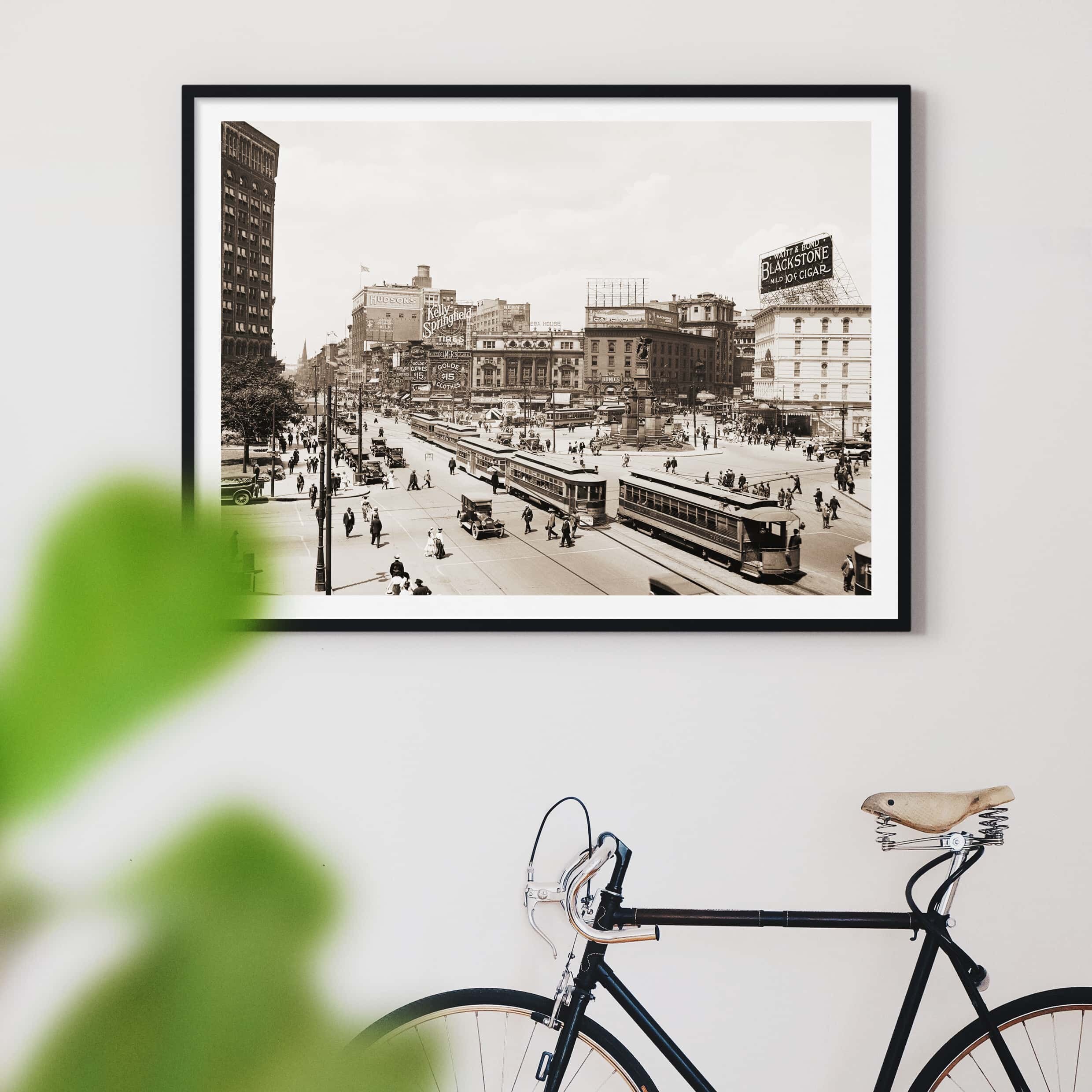 Detroit Woodward Ave 1915 Wall Art - Etsy